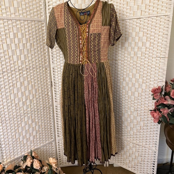 Phool | Dresses | Vintage 0 Cotton Phool Dress Midi Dress | Poshmark